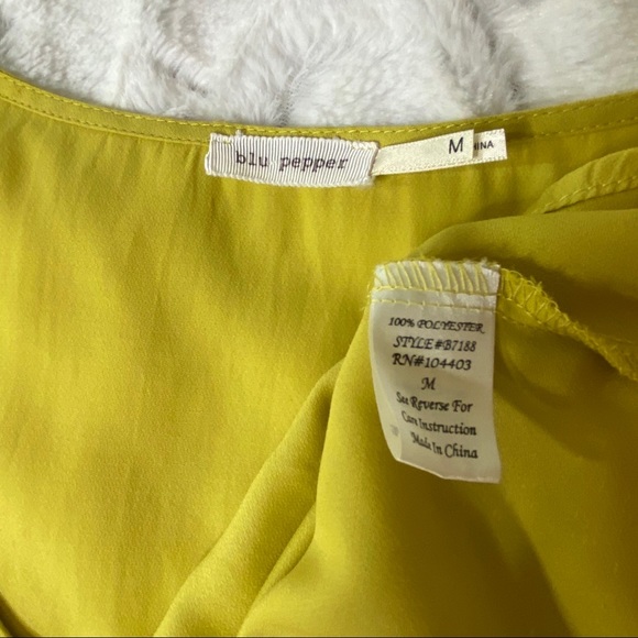 Blu Pepper | Tops | Blu Pepper Lime Green Studded Super Long Tank ...